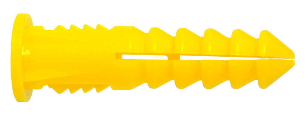 Yellow Plastic Plugs - Jars - UCAN - Fastening Products