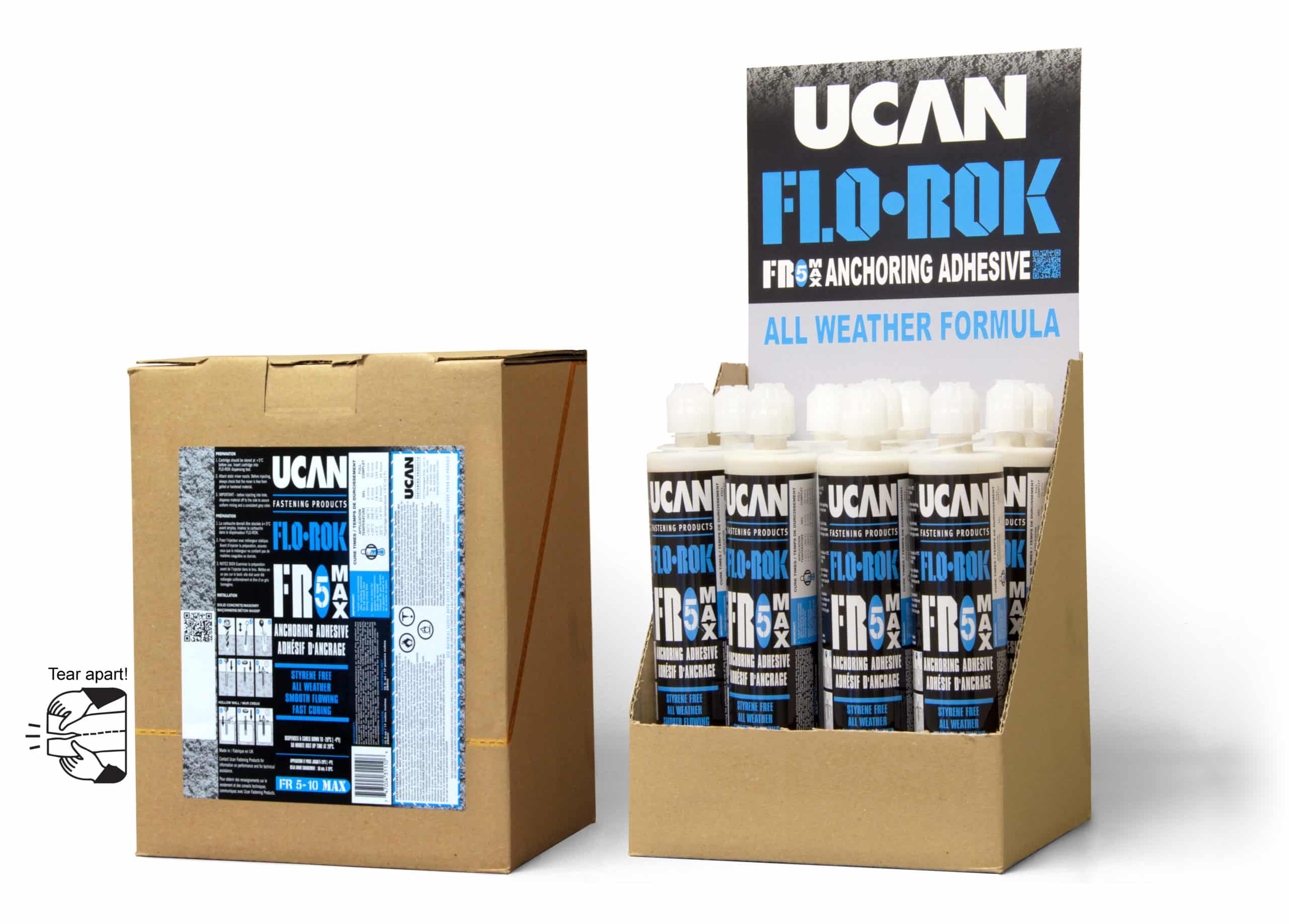 FLO-ROK® 5 MAX Cartridges - UCAN - Fastening Products