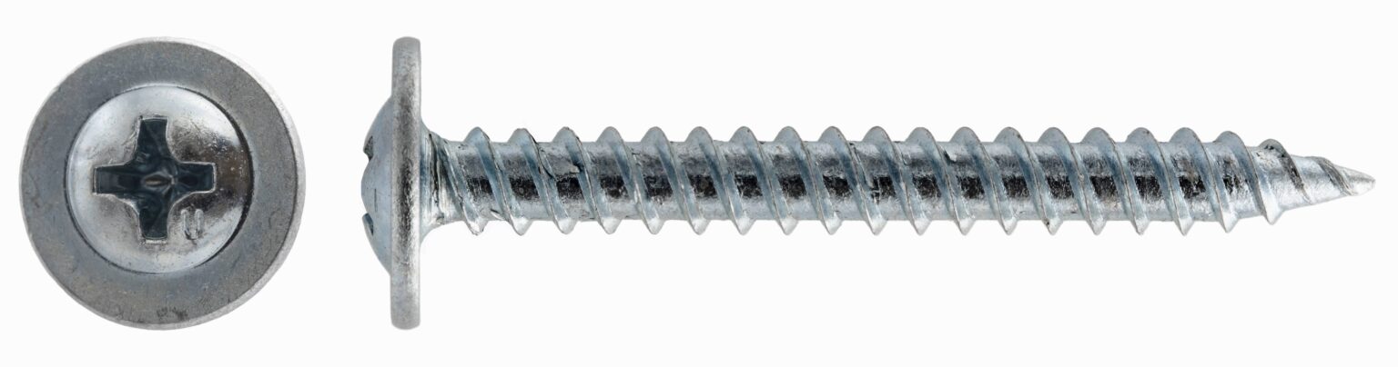 Sharp Point Self -Piercing - Phillips Modified Truss Head - Zinc Plated ...
