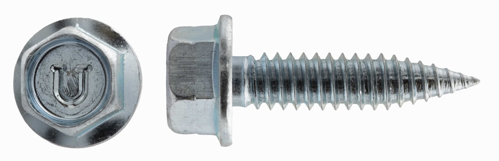 CYCLONE® Side Lap - HVAC Screws - Hex Washer Head - Zinc Plated - Bulk ...