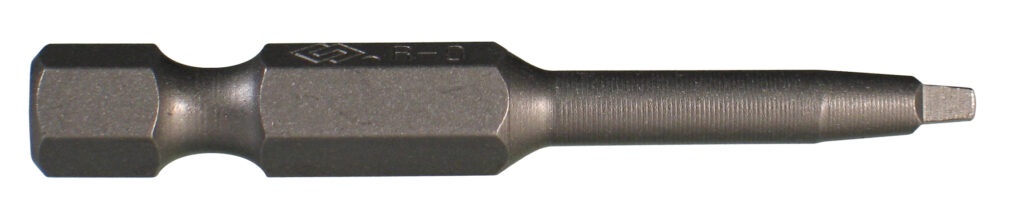 Square Recess Bits - 1 Piece Round Shank - UCAN - Fastening Products