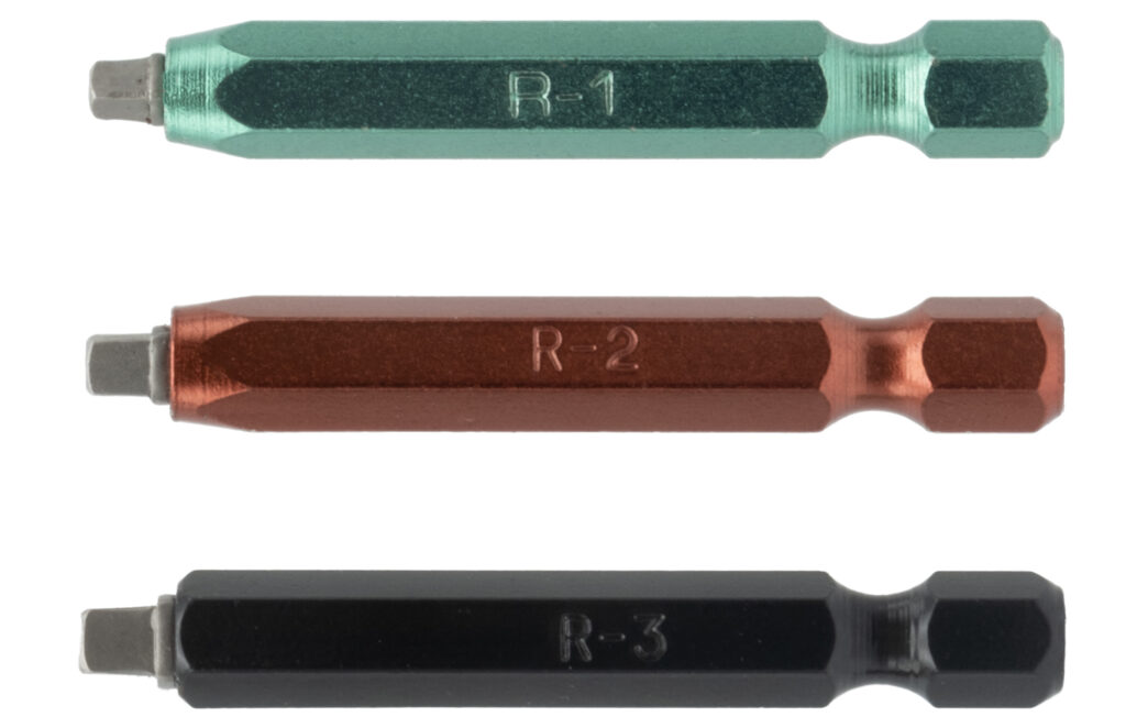 Square Recess Bits - 2 Piece Hex Shank - UCAN - Fastening Products