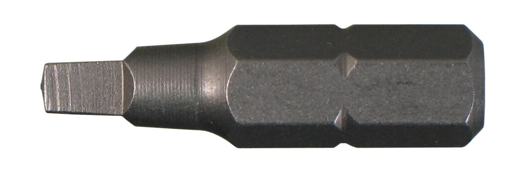 Square Recess Bits - 1 Piece Round Shank - UCAN - Fastening Products