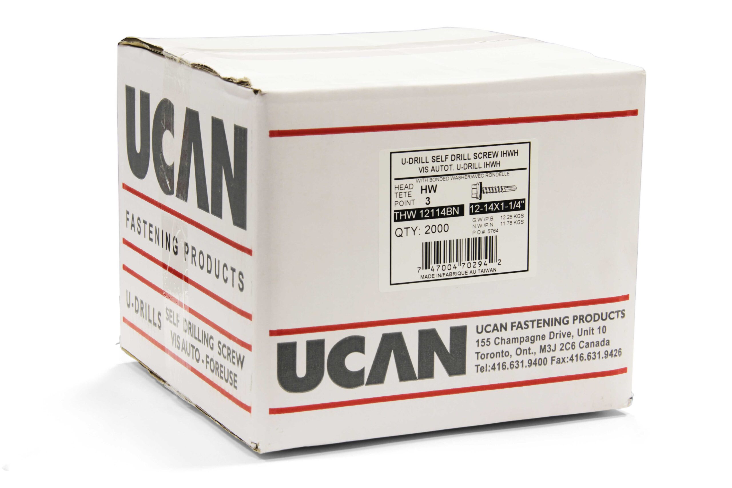 U-DRILLS® Hex Washer Head - RUSPRO® Coated - Bulk Packs - With EPDM ...