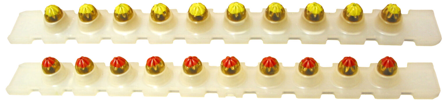 Power Loads: .25 Cal. In Plastic Strips - UCAN - Fastening Products