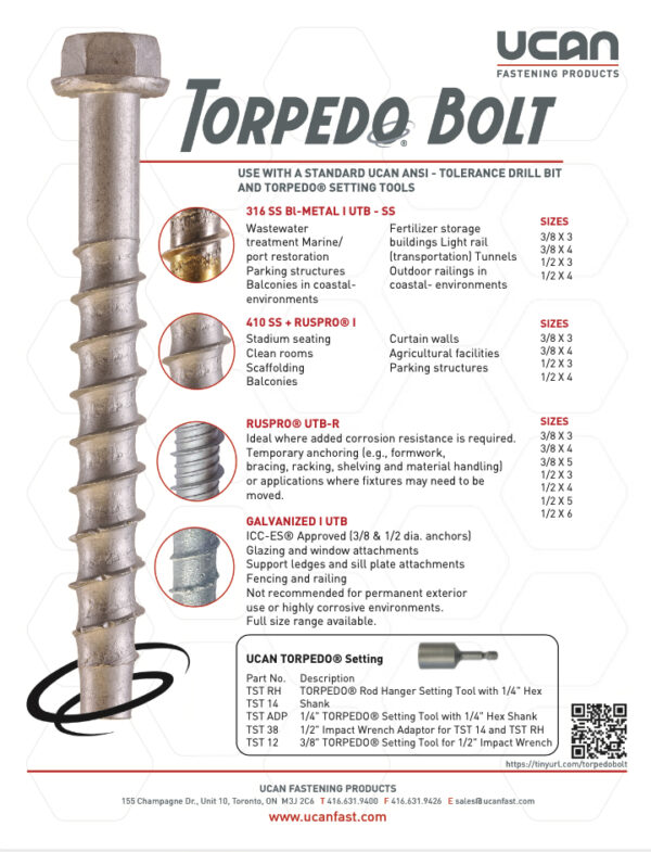 Marketing Materials - UCAN - Fastening Products